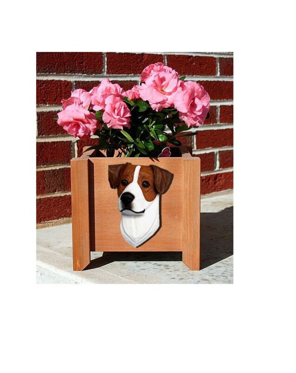 Jack Russell Terrier Planter Box - Multiple Colors Available - Etsy