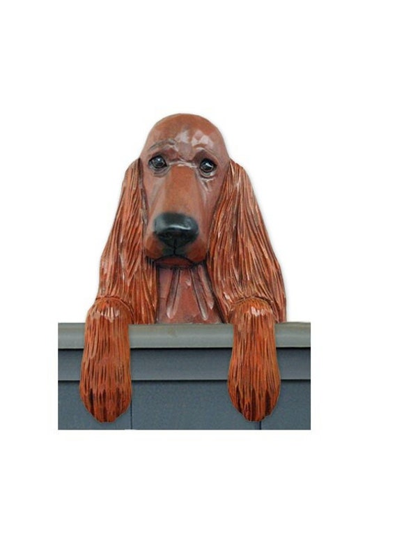 Irish Setter Resin Door Topper or Shelf Sitter | Etsy