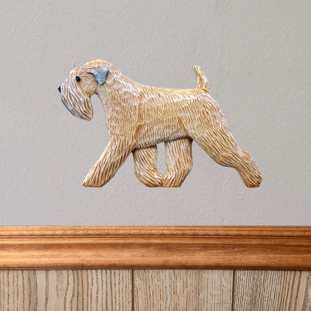 Soft-coated Wheaten Terrier DIG Wall Sculpture - Etsy
