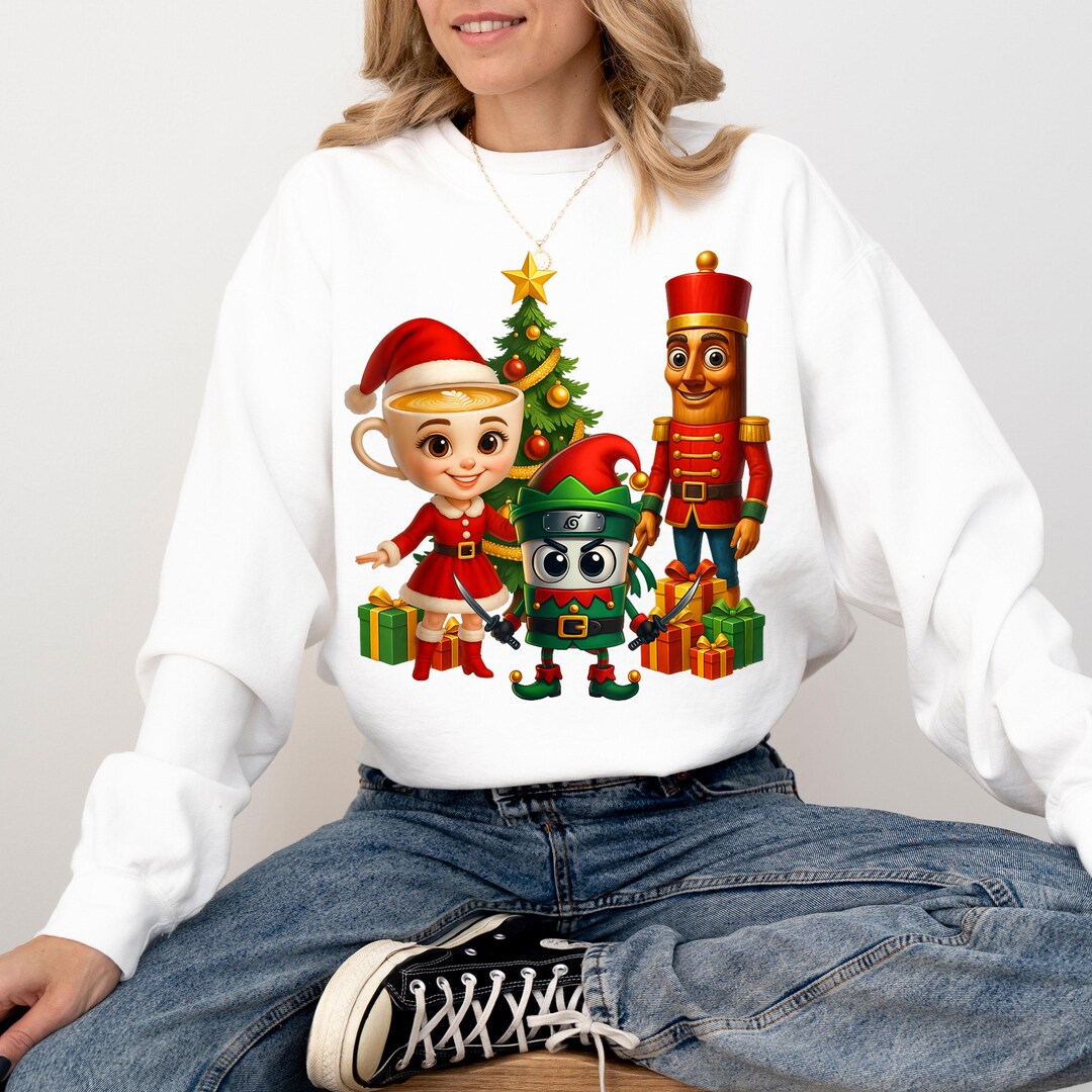 Cute Christmas Characters PNG, Hot Cocoa Girl PNG, Elf Toy Soldier ...