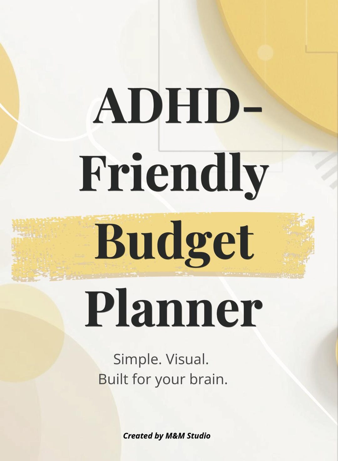 ADHD Budget Planner Printable | Neurodivergent Friendly Finance Tracker ...
