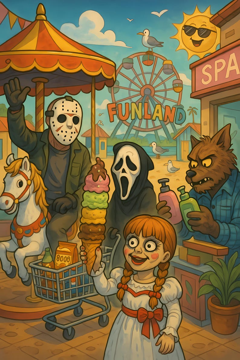 Funny Horror Characters at Funland - Etsy