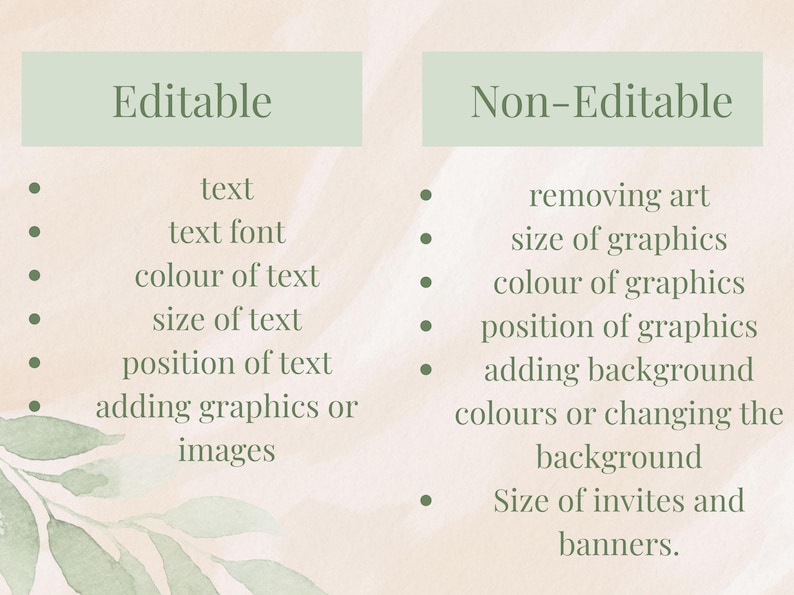 Editable Floral Banner, Elegant Blush Flower Banner, Spring or Summer ...