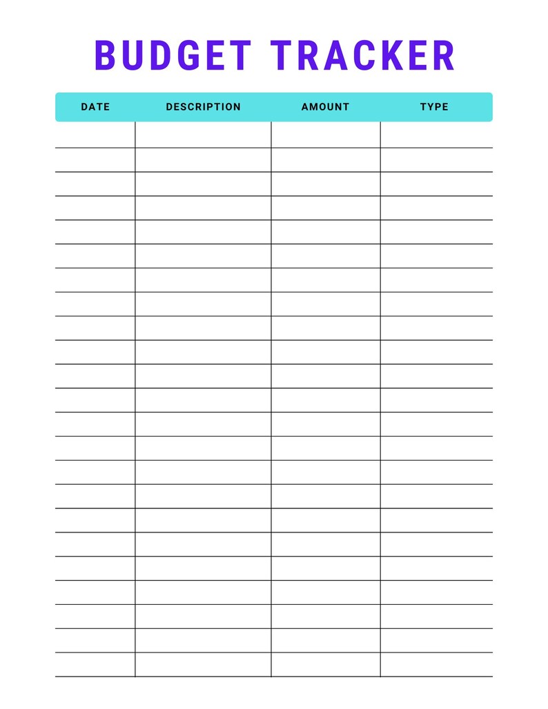 Savings and Budget Printable Bundle, Finance Trackers (digital Download ...