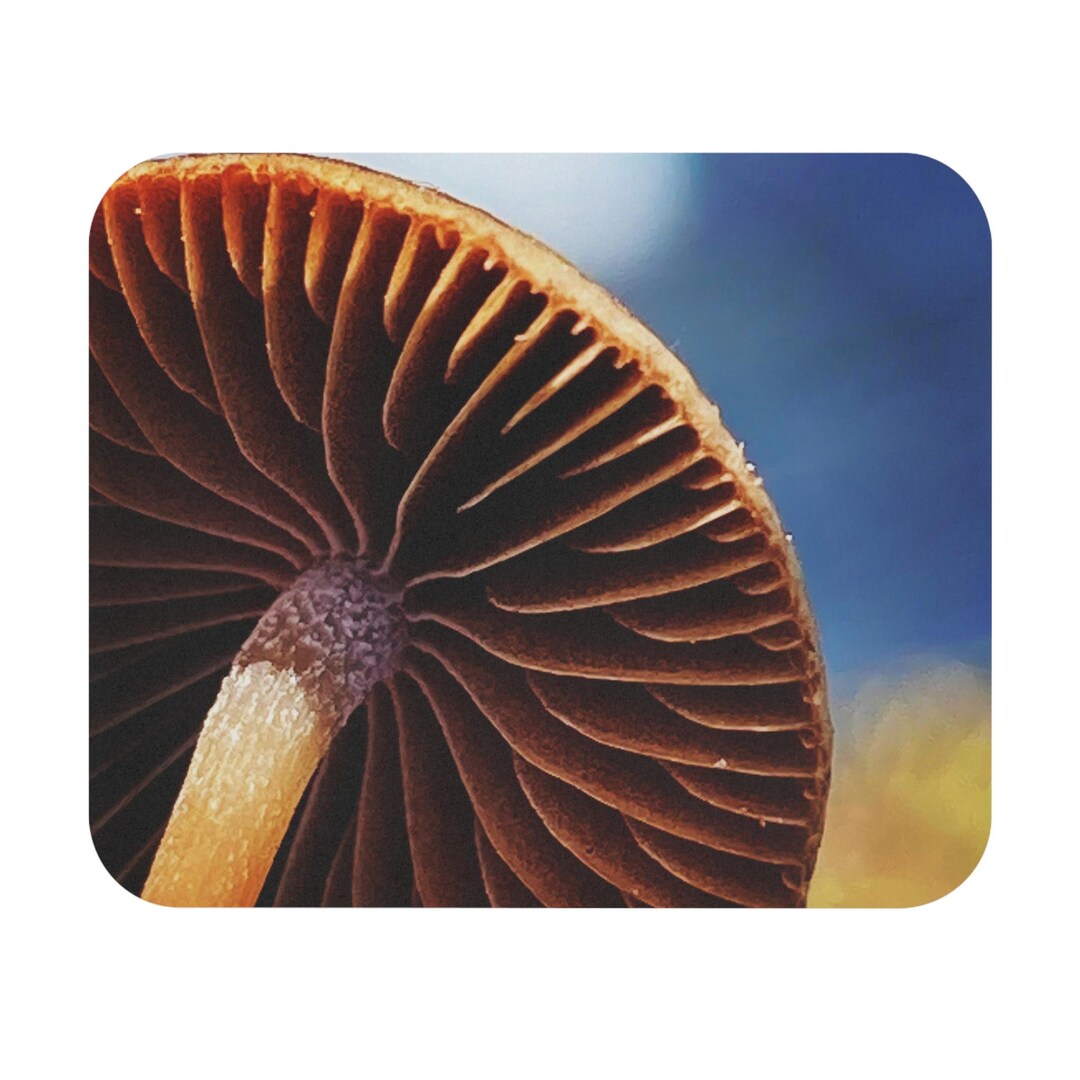 Close-up Mushroom Gills Mouse Pad | Nature Fungi Desk Mat - Etsy