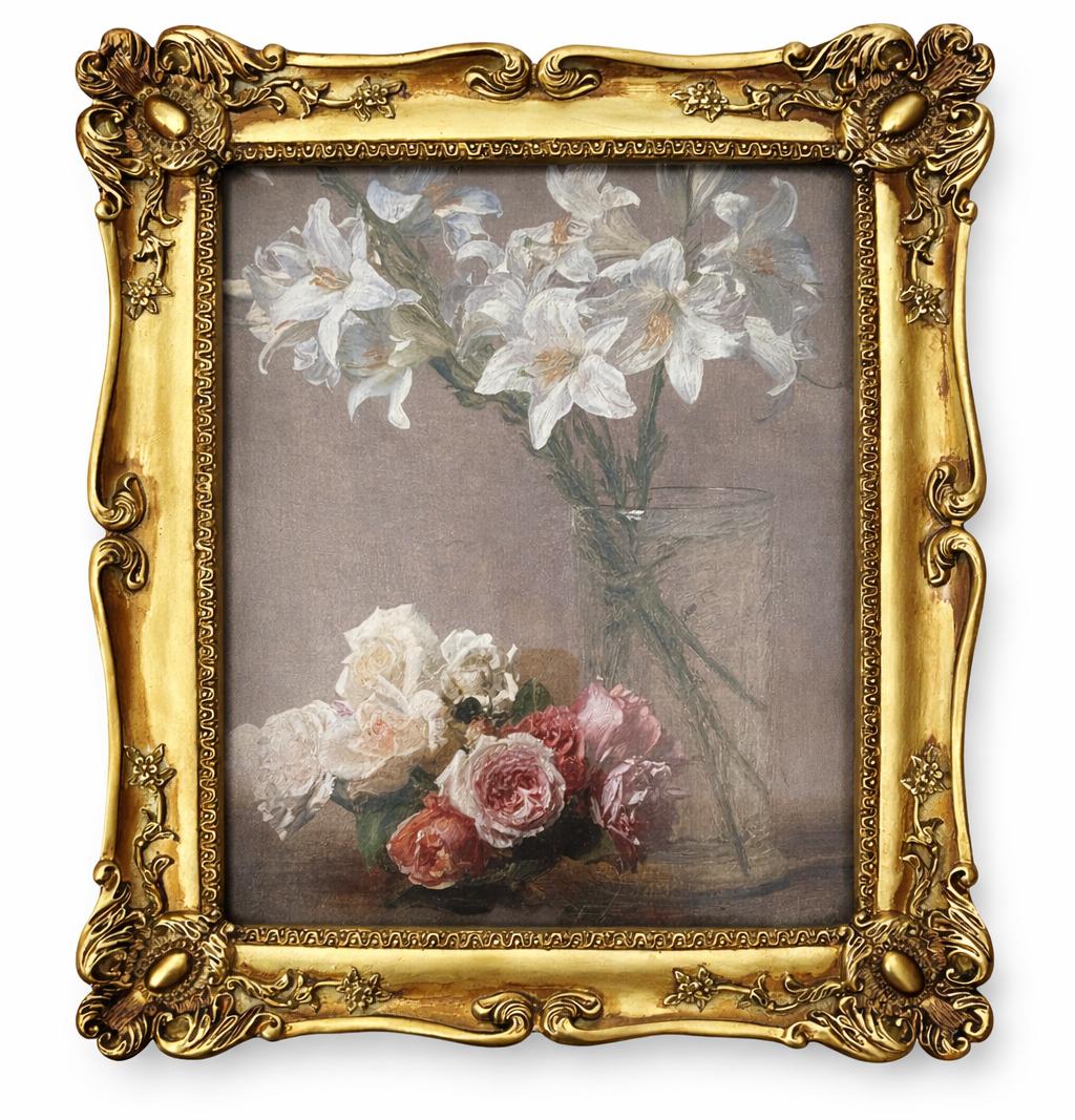 8x10 Inches Ornate Baroque Gold Picture Frame – Hand-finished Vintage ...