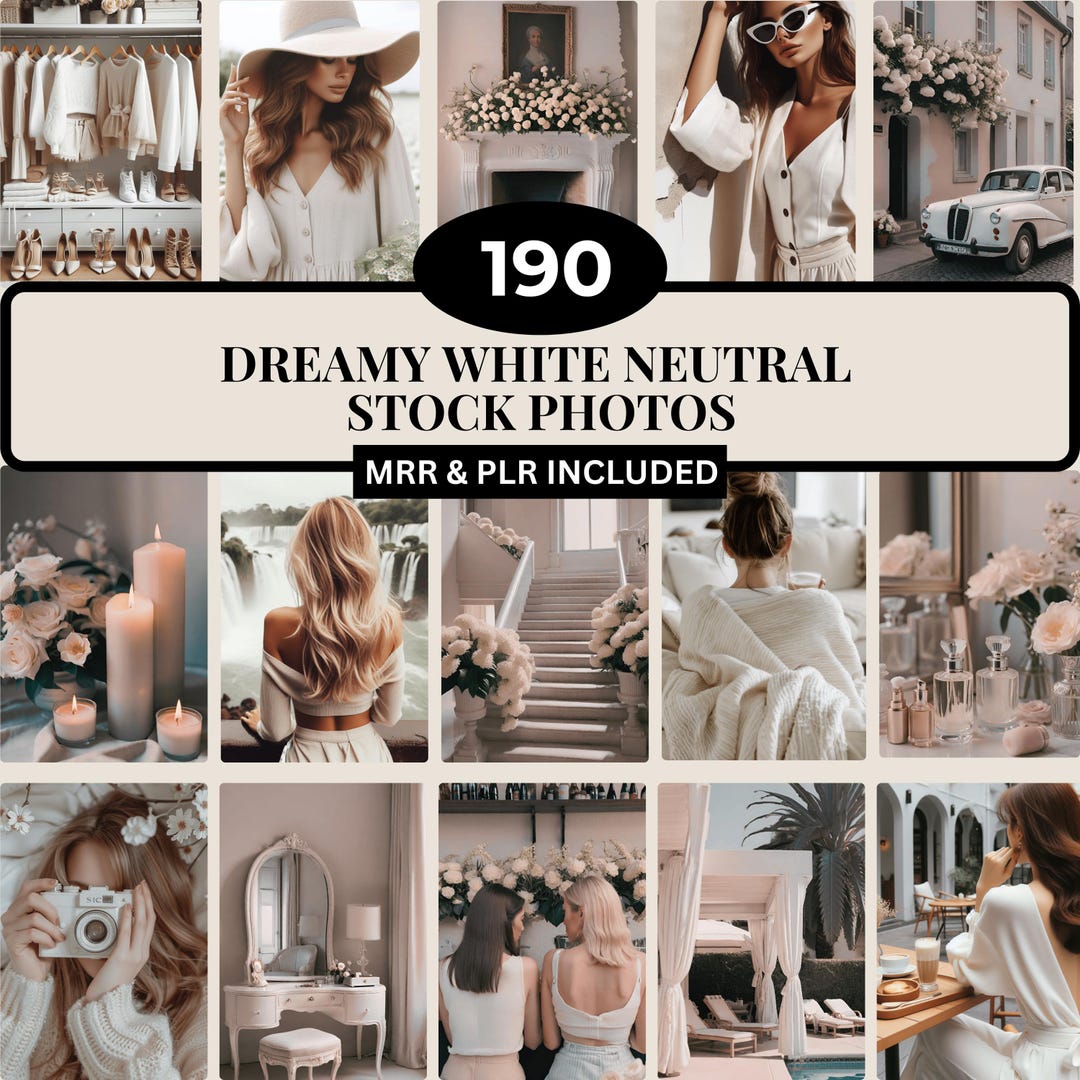 190 Dreamy White Neutral Faceless Stock Photos | Romantic Aesthetic ...