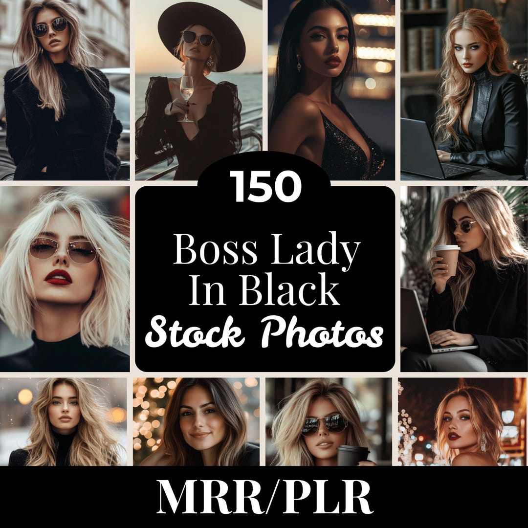 Boss Lady Stock Photos & Reels Bundle | Women in Business | Black ...