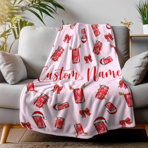 Custom Coca Cola Blanket - Etsy