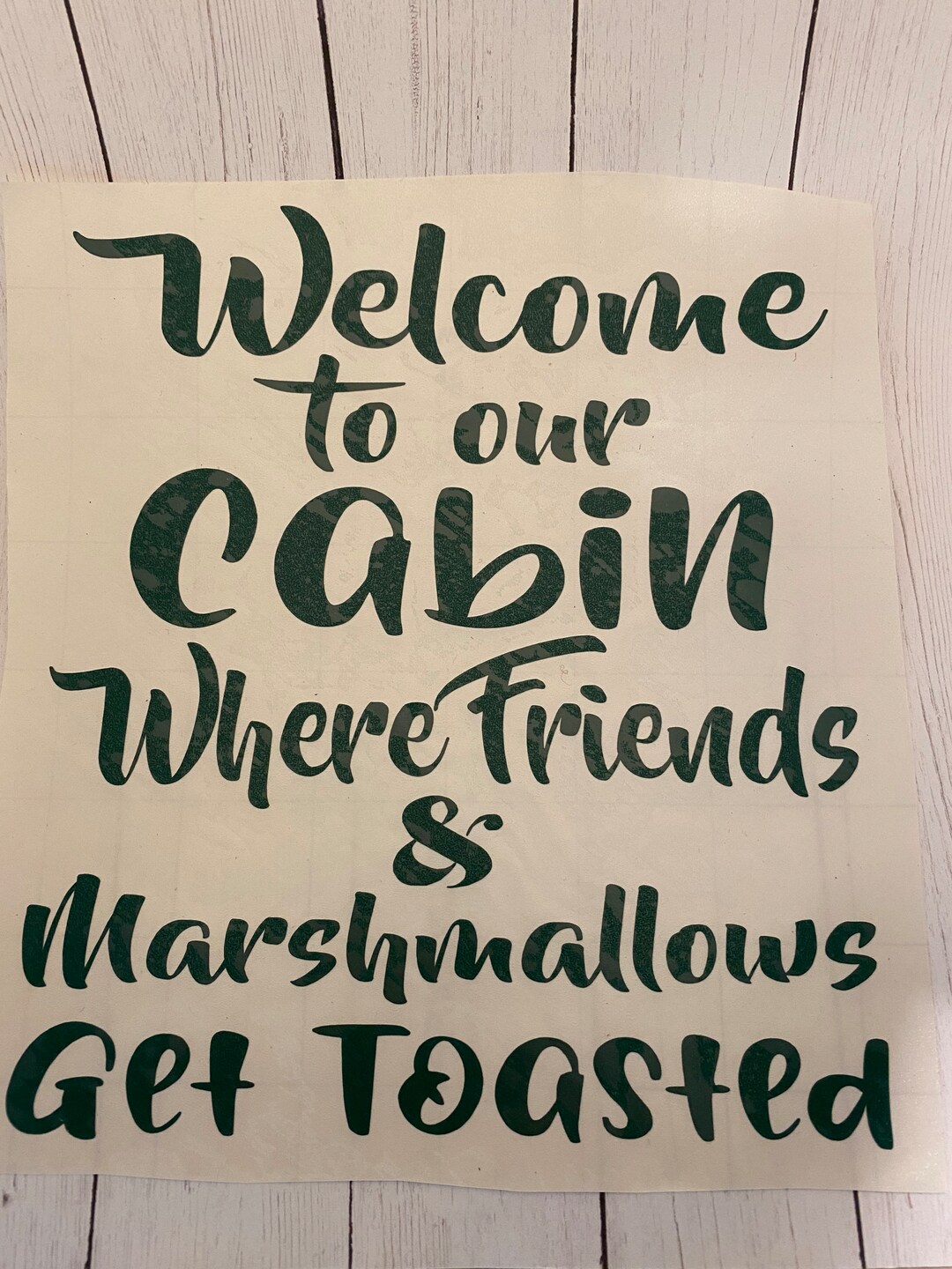 Welcome Sign Decal - Etsy