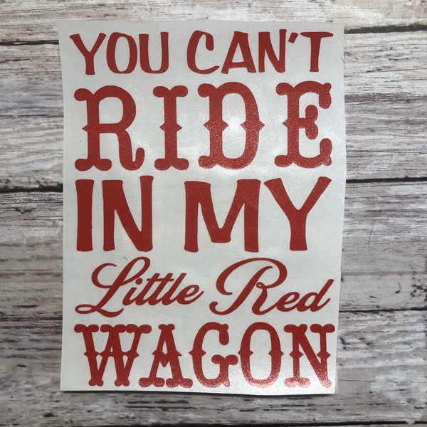 Little Red Wagon - Etsy