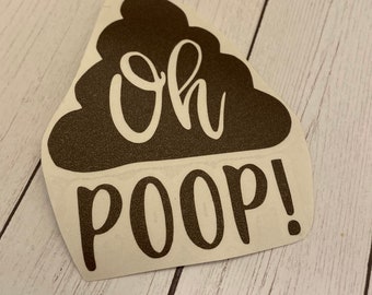 Poop Car Decal - Etsy