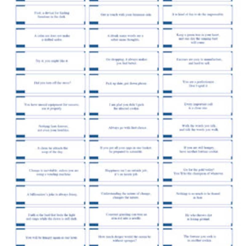 Funny Fortunes Download - Etsy