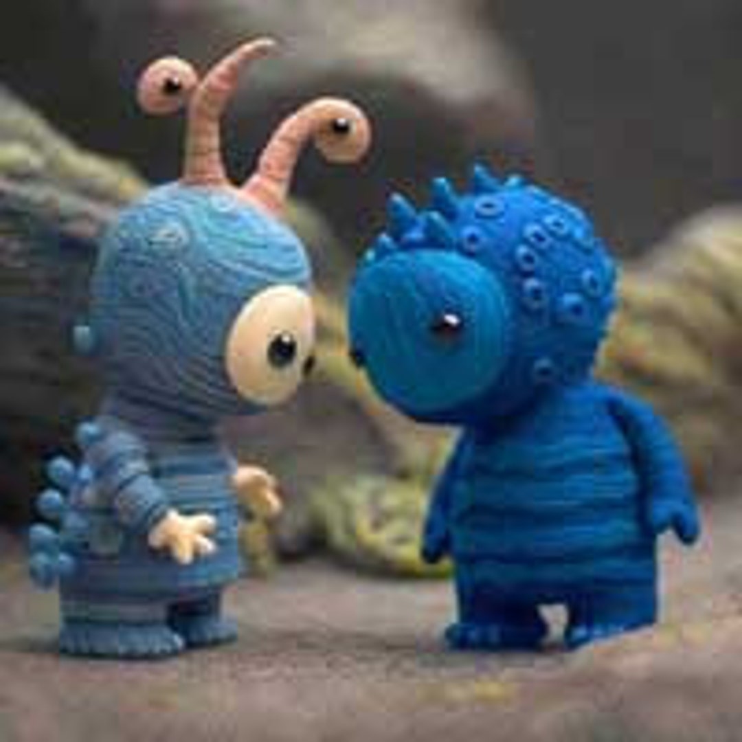 Cute Cryptid Monsters - Digital Photo Image - Printable Download - Etsy