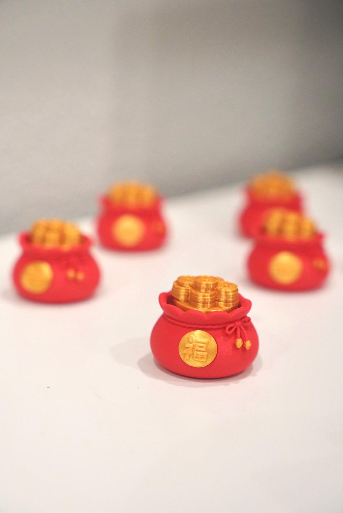 Lunar Year Fidget Clicker | Chinese New Year Coin Bag, Desk Toy - Etsy