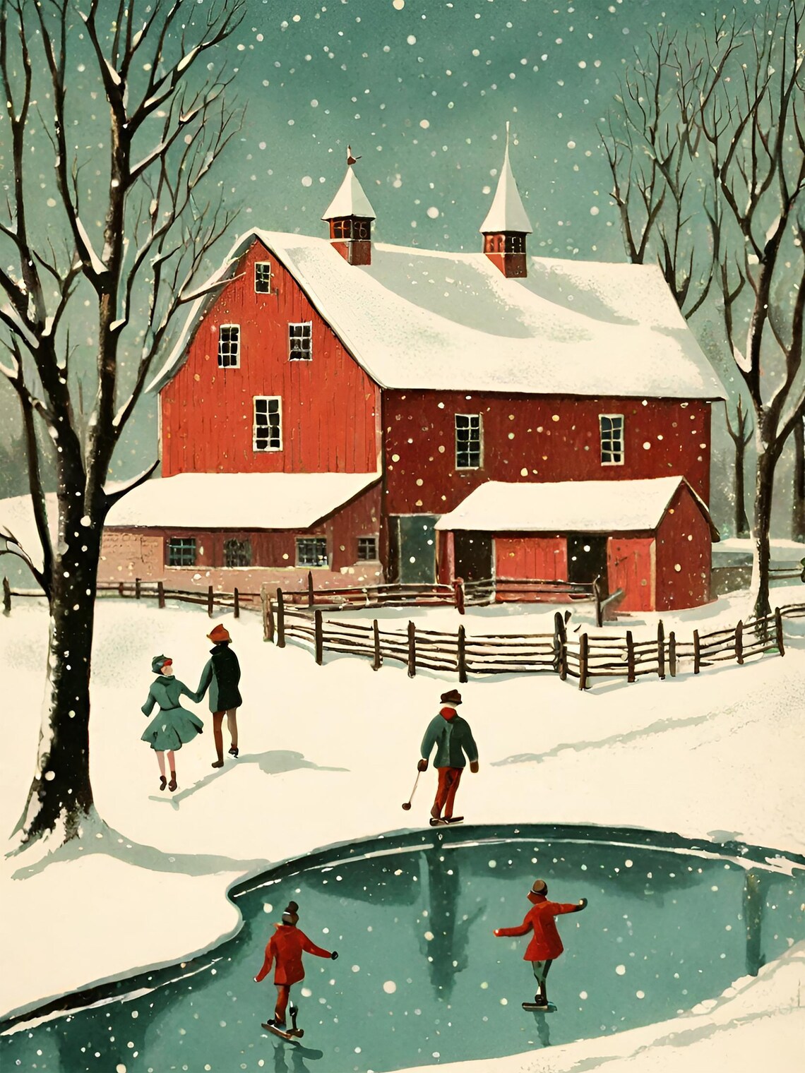 Winter's Nostalgia: A Digital Download Prints Collection of Winter ...
