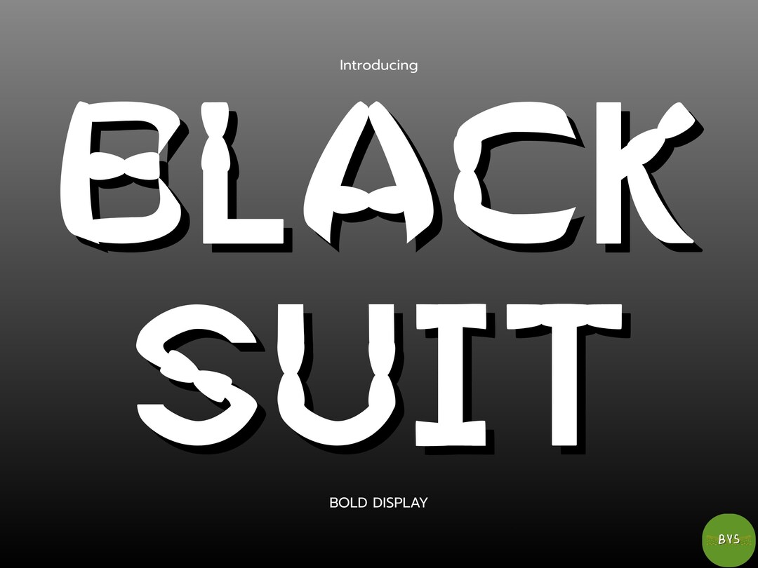 Distorted Display Font · Bold Edgy Typeface · Black Suit - Etsy