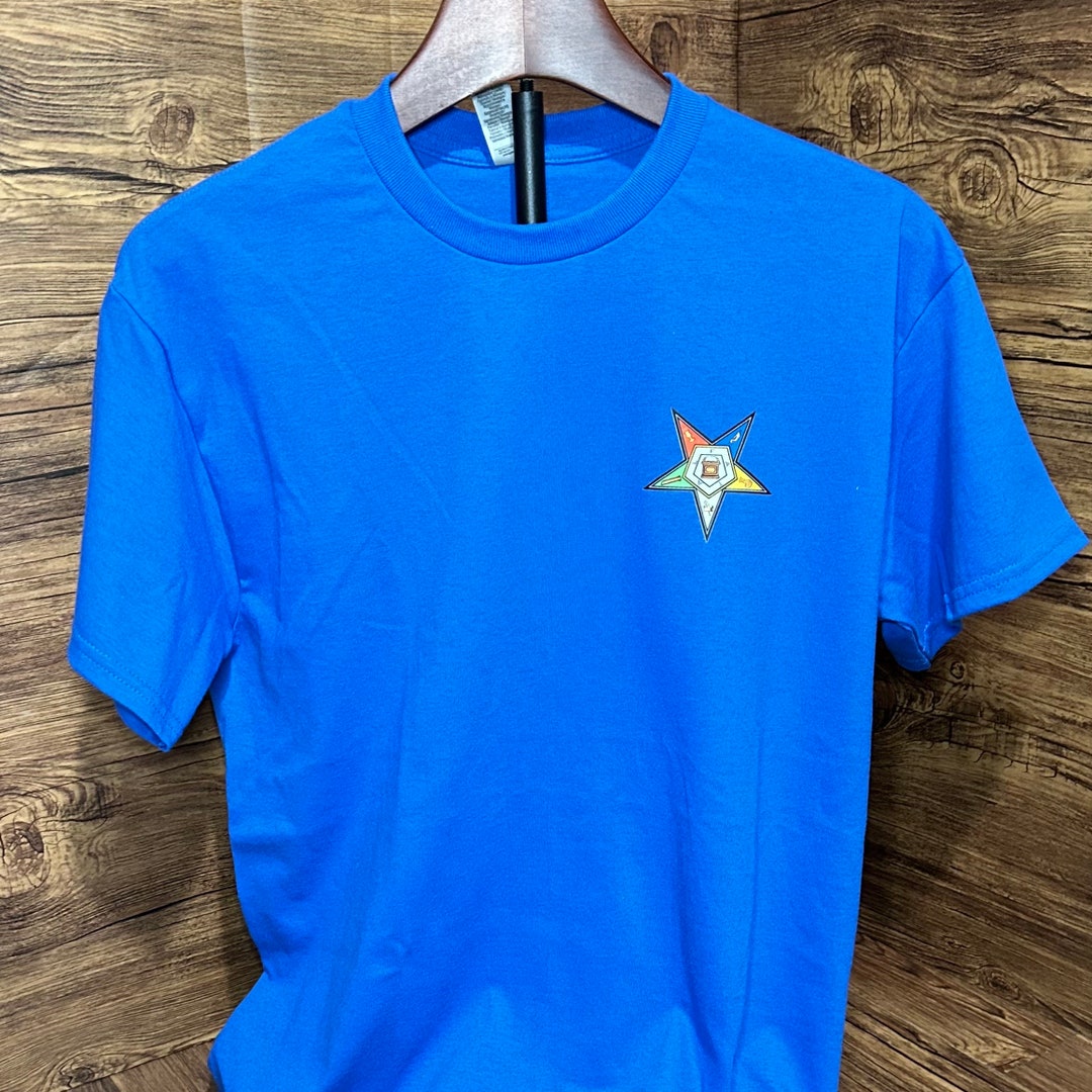 Blue Eastern Star Custom T-shirts, Adah Star Point, OES, Masonic Shirts ...