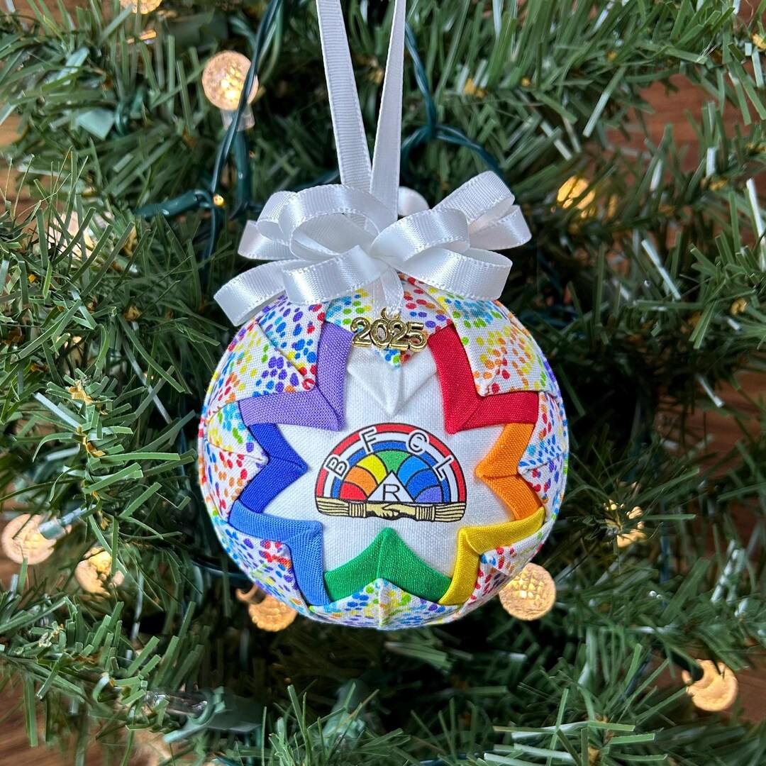 Rainbow Girls Quilted Fabric Christmas Ornament, IORG, 2025 Charm ...