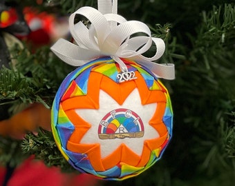 Rainbow Girls Quilted Fabric Christmas Ornament, IORG, 2023 Charm ...