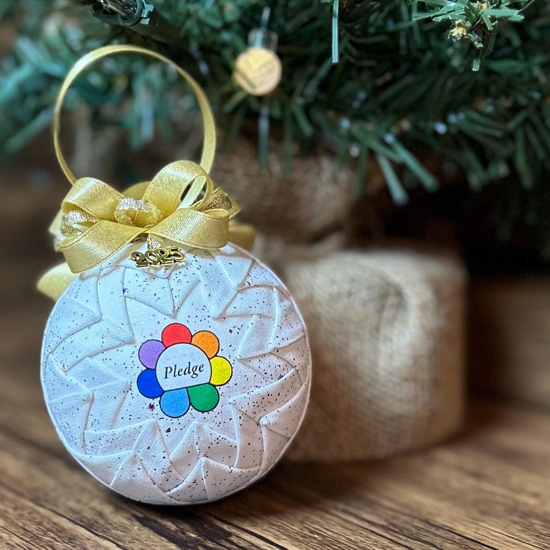 Rainbow Girls Pledge Quilted Christmas Ornament: 2026 Charm, Handmade ...