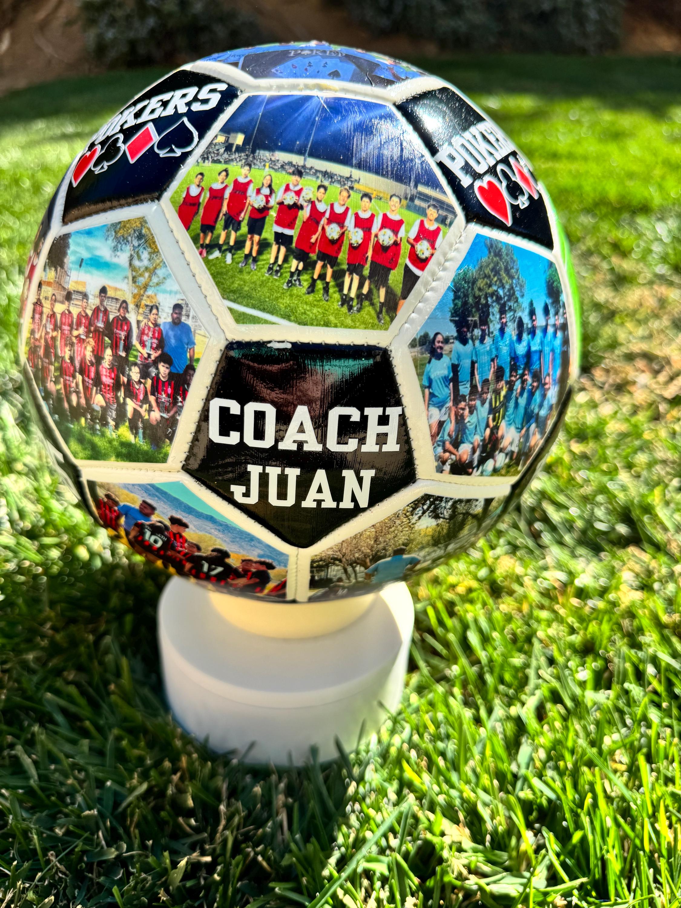 Custom Photo Soccer Ball, Coach/team Gift, Personalized Keepsake - Etsy