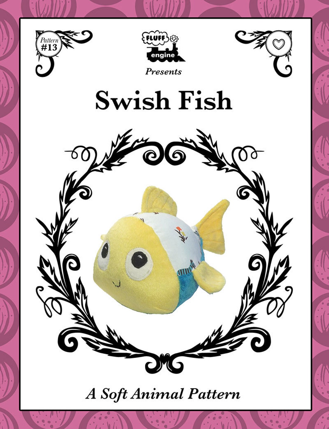Swish Fish - Plush Fish Toy Pattern - Etsy