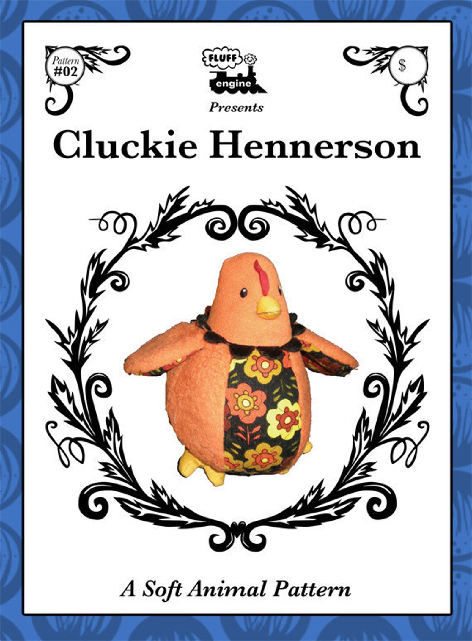 Plush Chicken Toy Pattern - Etsy