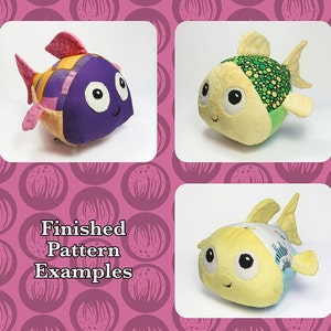 Swish Fish - Plush Fish Toy Pattern - Etsy