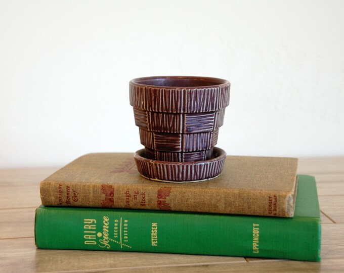 Mccoy Purple Haze Planter Mid Century Ceramic Pot - Etsy