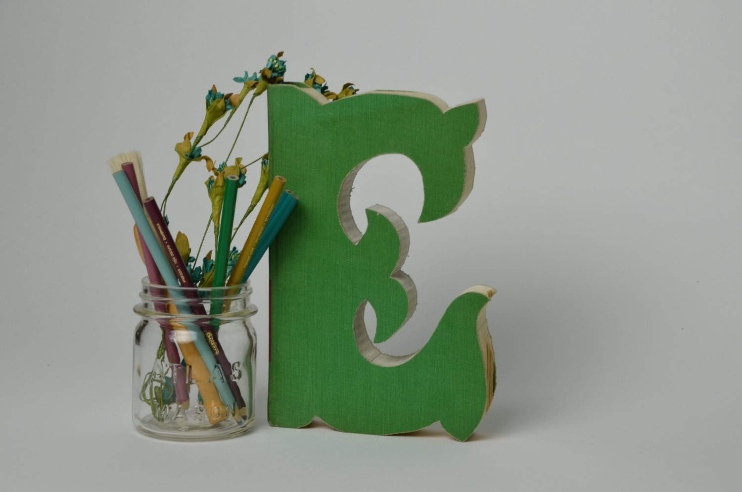 Vintage Smart Hand Cut Book Letters - Etsy