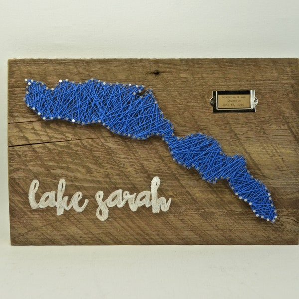 Lake String Art - Etsy