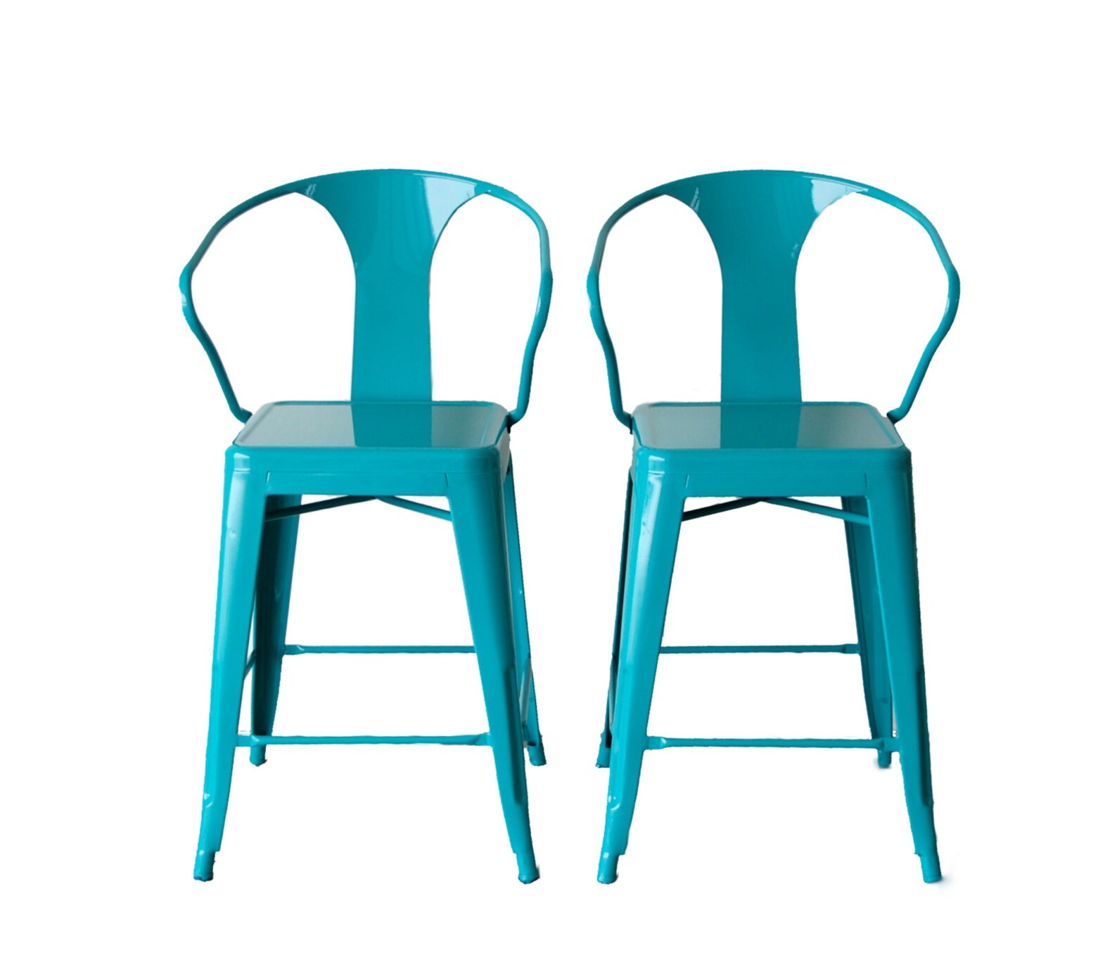 Custom Painted Tolix Style Arm Chair Counter Stool in 24 | Etsy