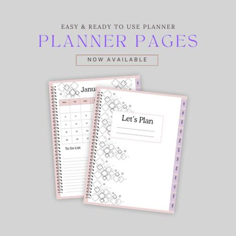 Monthly Planner Printable PDF 2026 | Minimal Productivity Planner | To ...