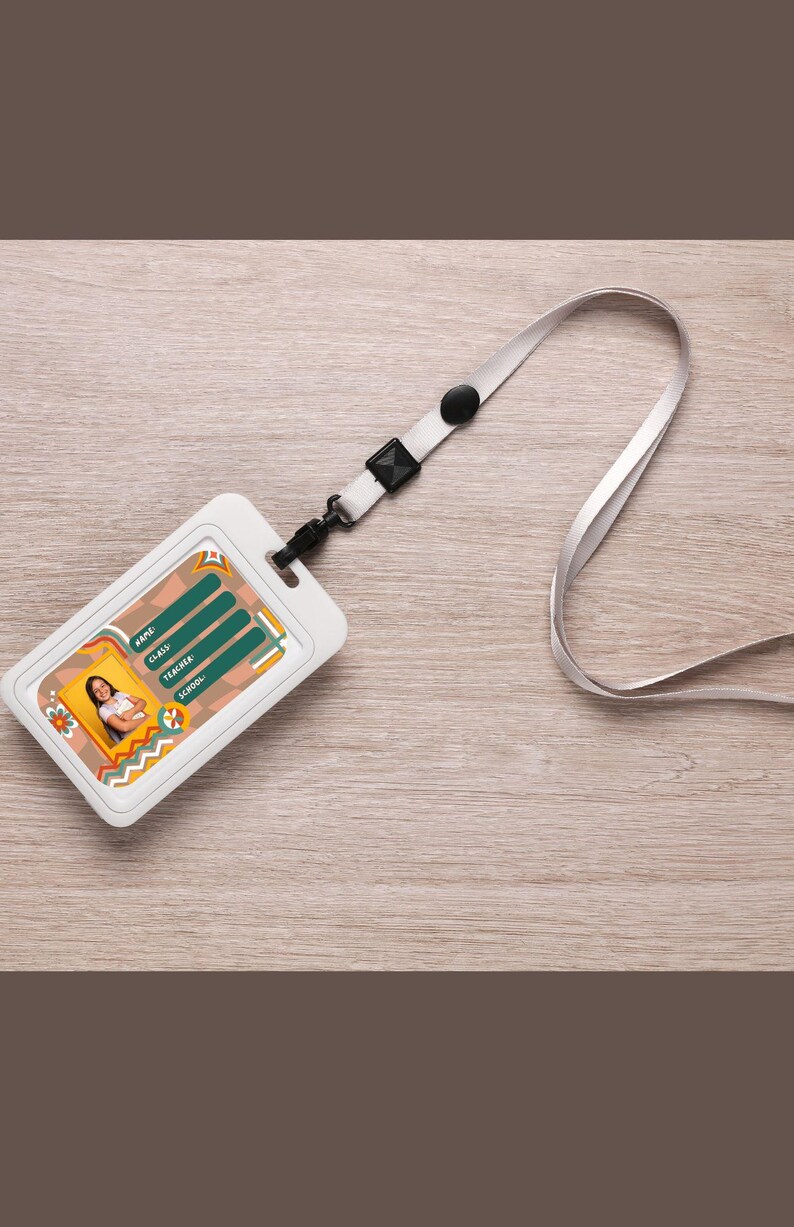 Editable Student Name Tag | Printable School Name Label | Classroom ...