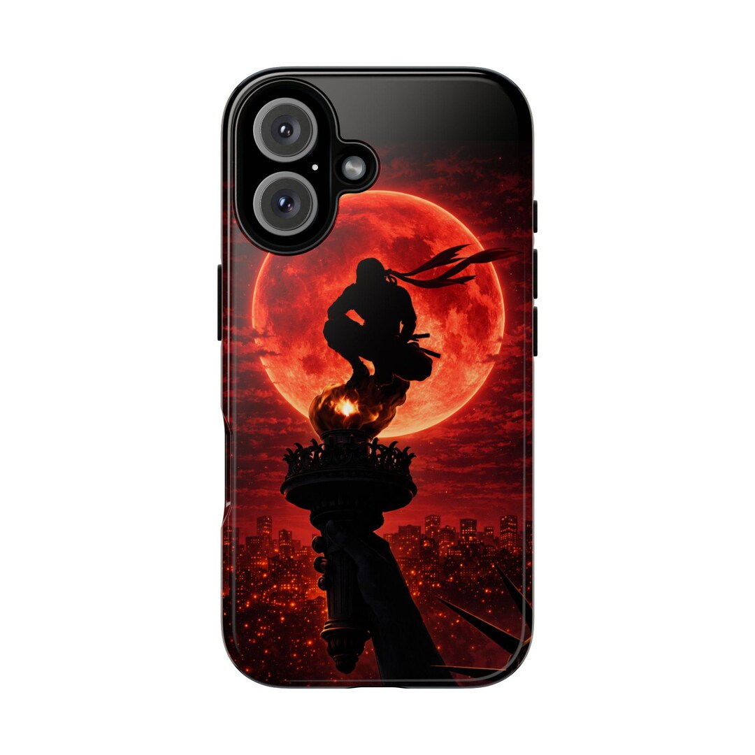 Red Moon Ninja Freedom Phone Case - Etsy