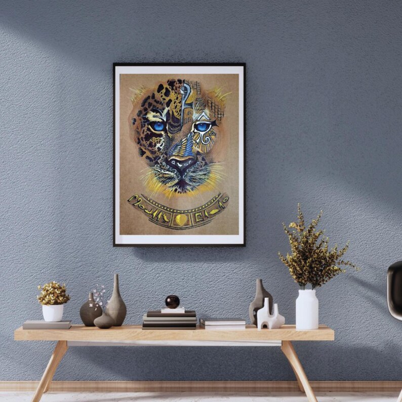 Ancient Egyptian Art, Handcrafted Hieroglyphic, Eye of Horus & Heh ...