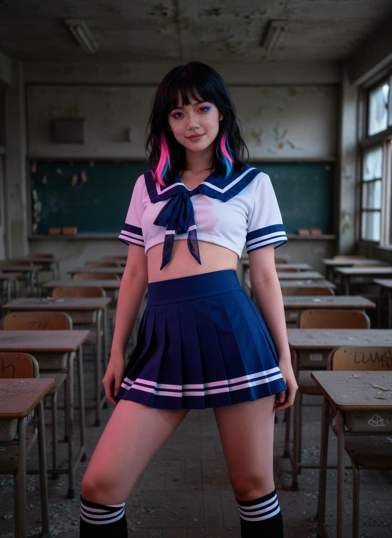 Navy Sailor School Girl Outfit – Alt Cosplay Set - Etsy