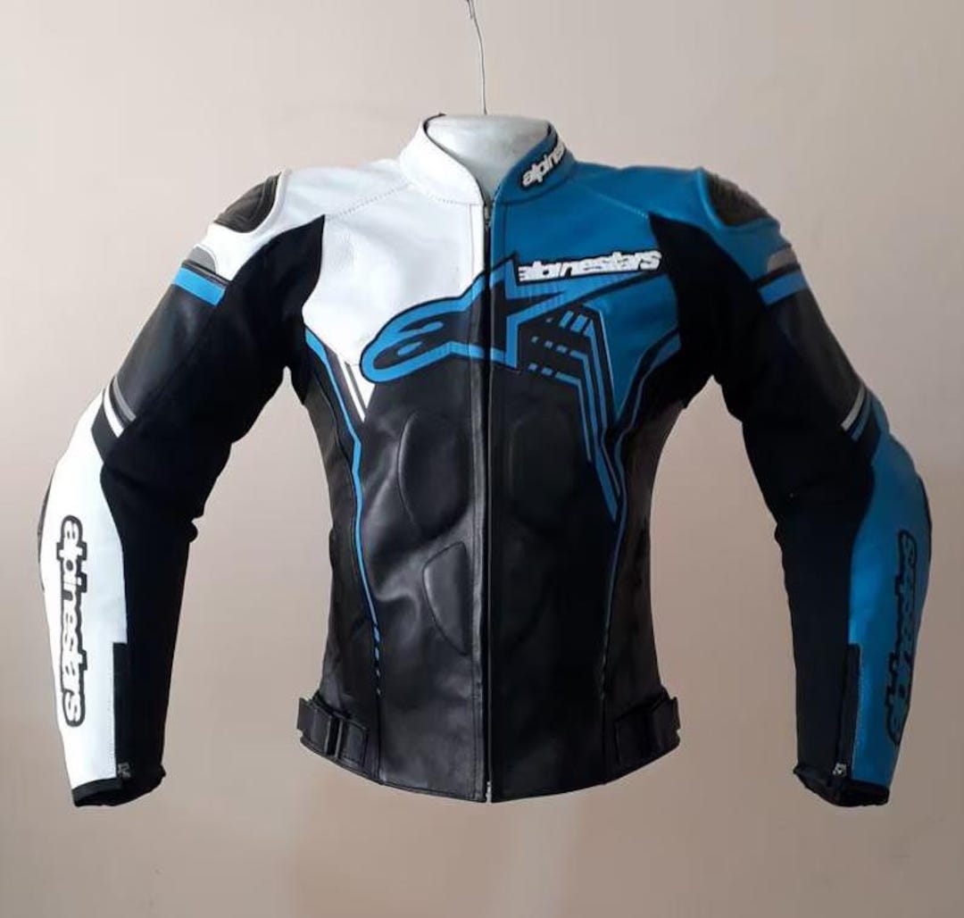 Custom Motorcycle Racing Jacket – Premium Leather Biker Jacket – Track ...
