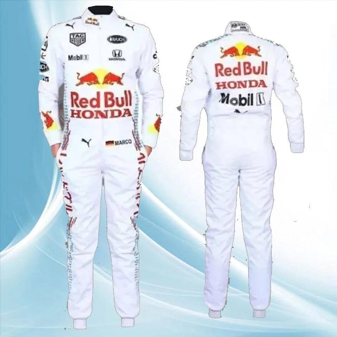 Red Bull F1 Racing Suit: CIK/FIA Level 2, Verstappen Inspired - Etsy