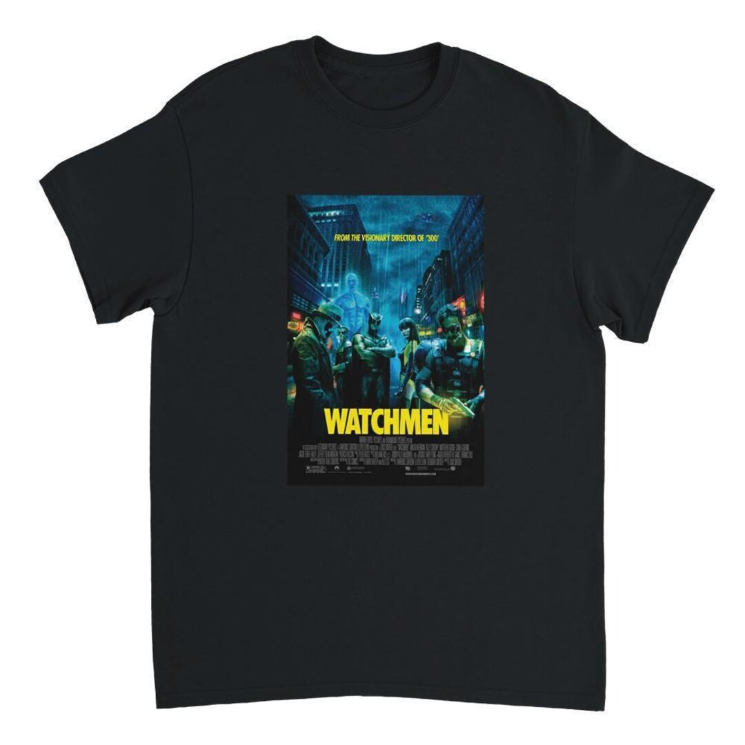 Watchmen Rorschach City Rain T-shirt: Iconic Graphic Tee for Comic Fans ...