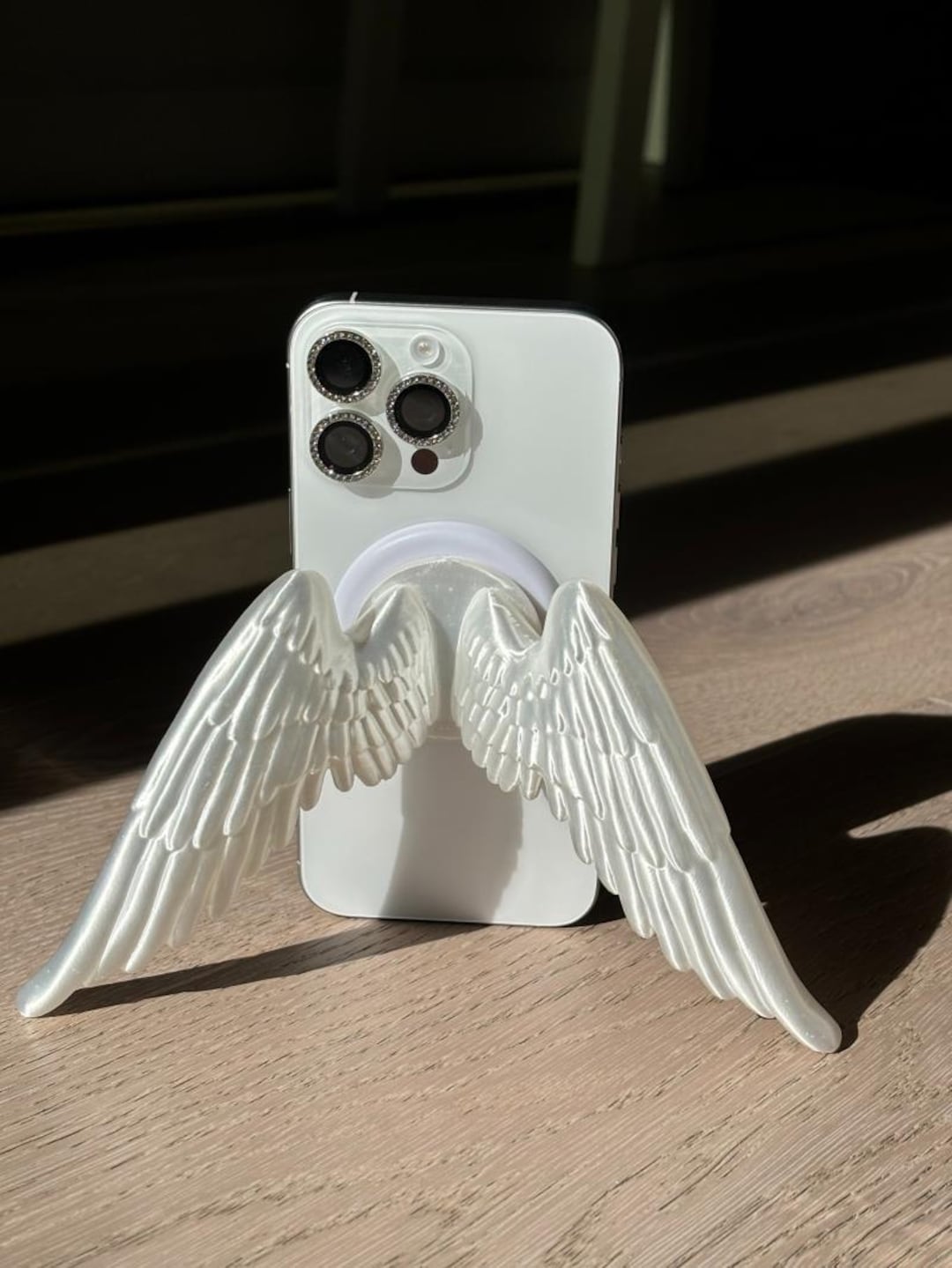 Dreamy Angels Wing Phone Stand｜ethereal Desk Accessory｜gaming Setup, or ...