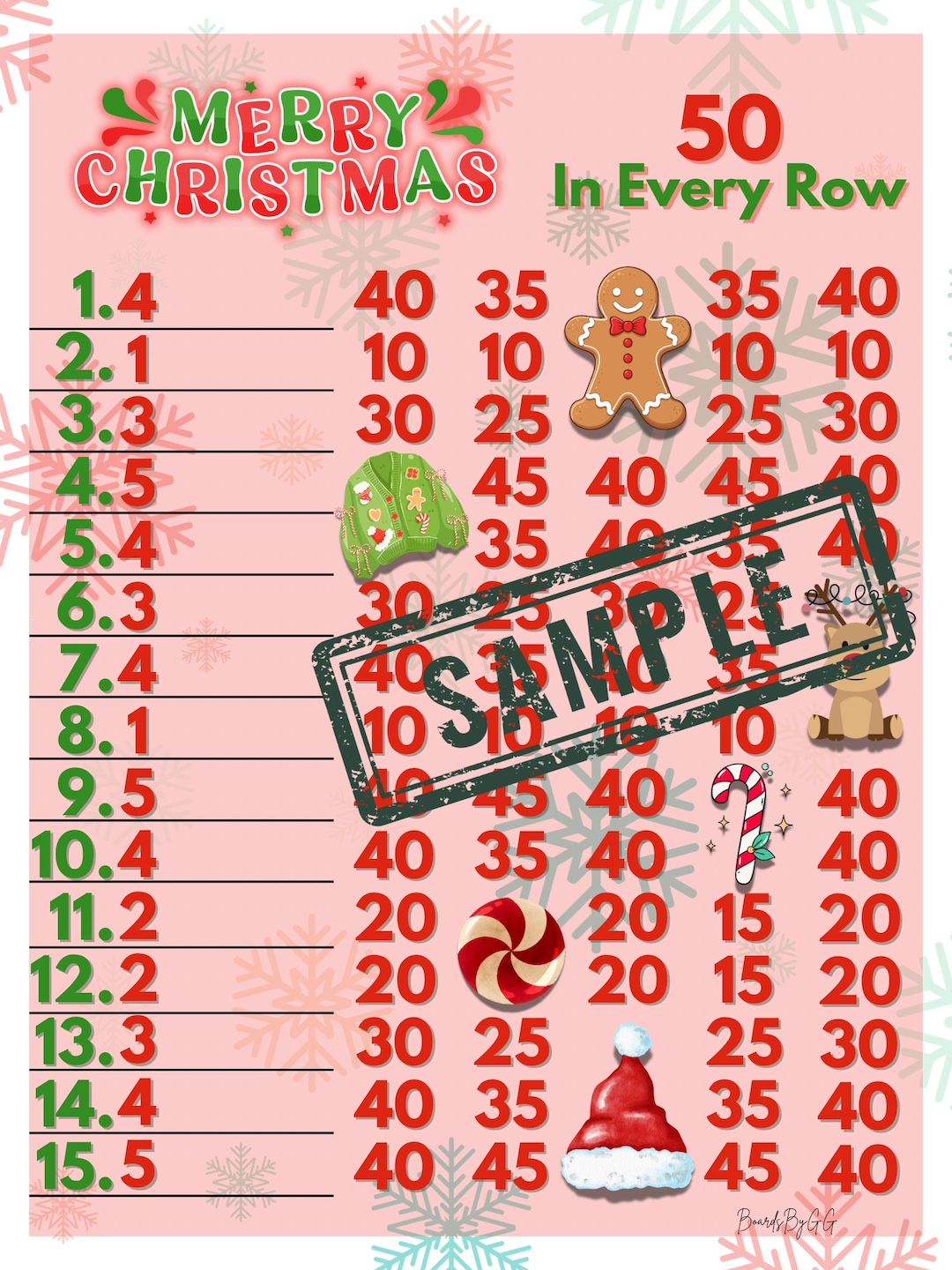 150 WTA Bingo | Merry Christmas Bingo | BNO Card | Online Bingo Game ...
