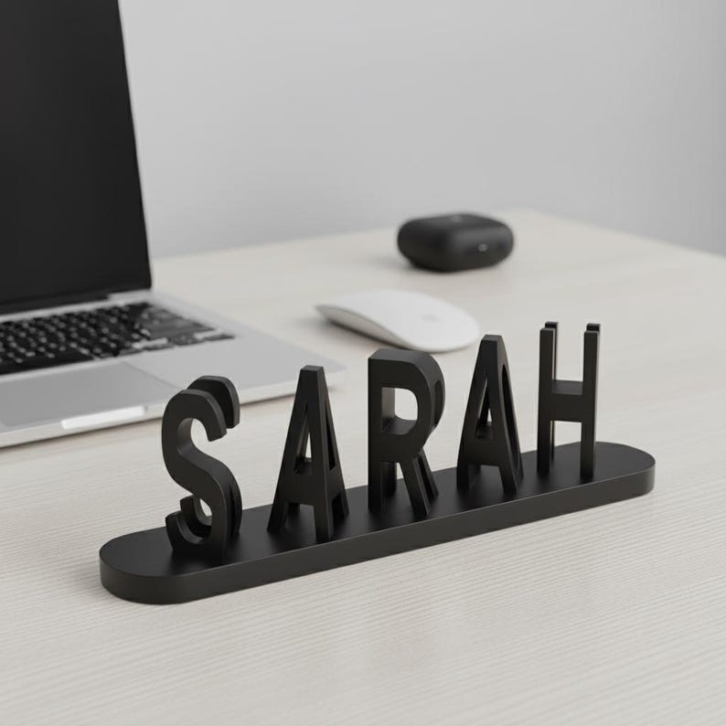 Dual-name Illusion Nameplate – Custom Couple Names, Personalized ...
