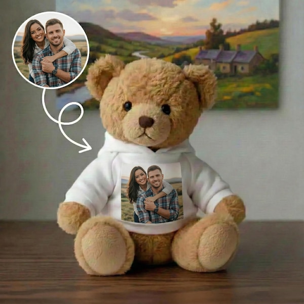 Custom Logo Teddy - Etsy UK