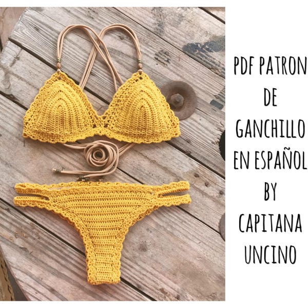 Chicas en bikini de hilo - Etsy España
