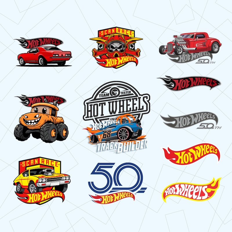 Hot Wheels Flame Logo Svg - Etsy