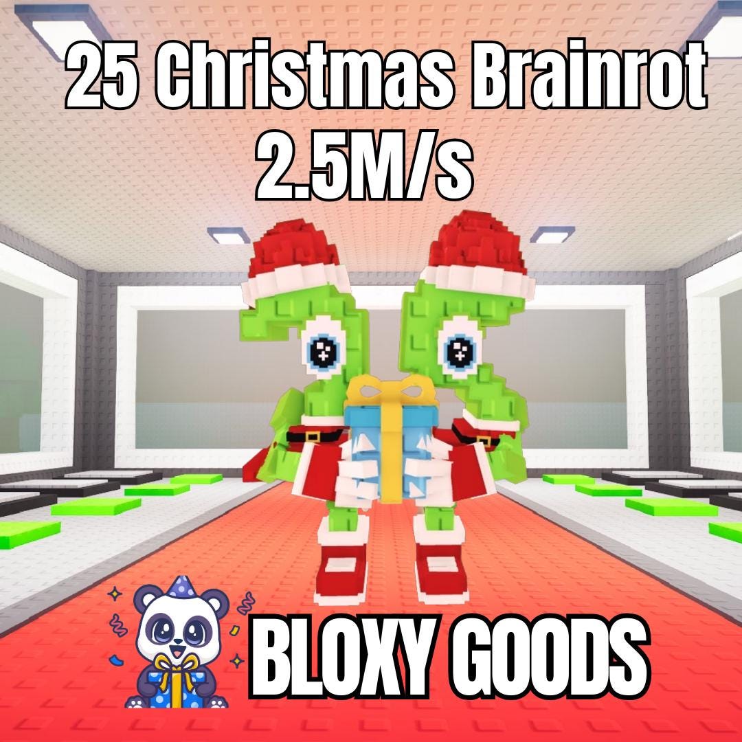 25 Brainrot de Noël 2,5 M/s | Brainrots secrets | Voler une pourriture ...