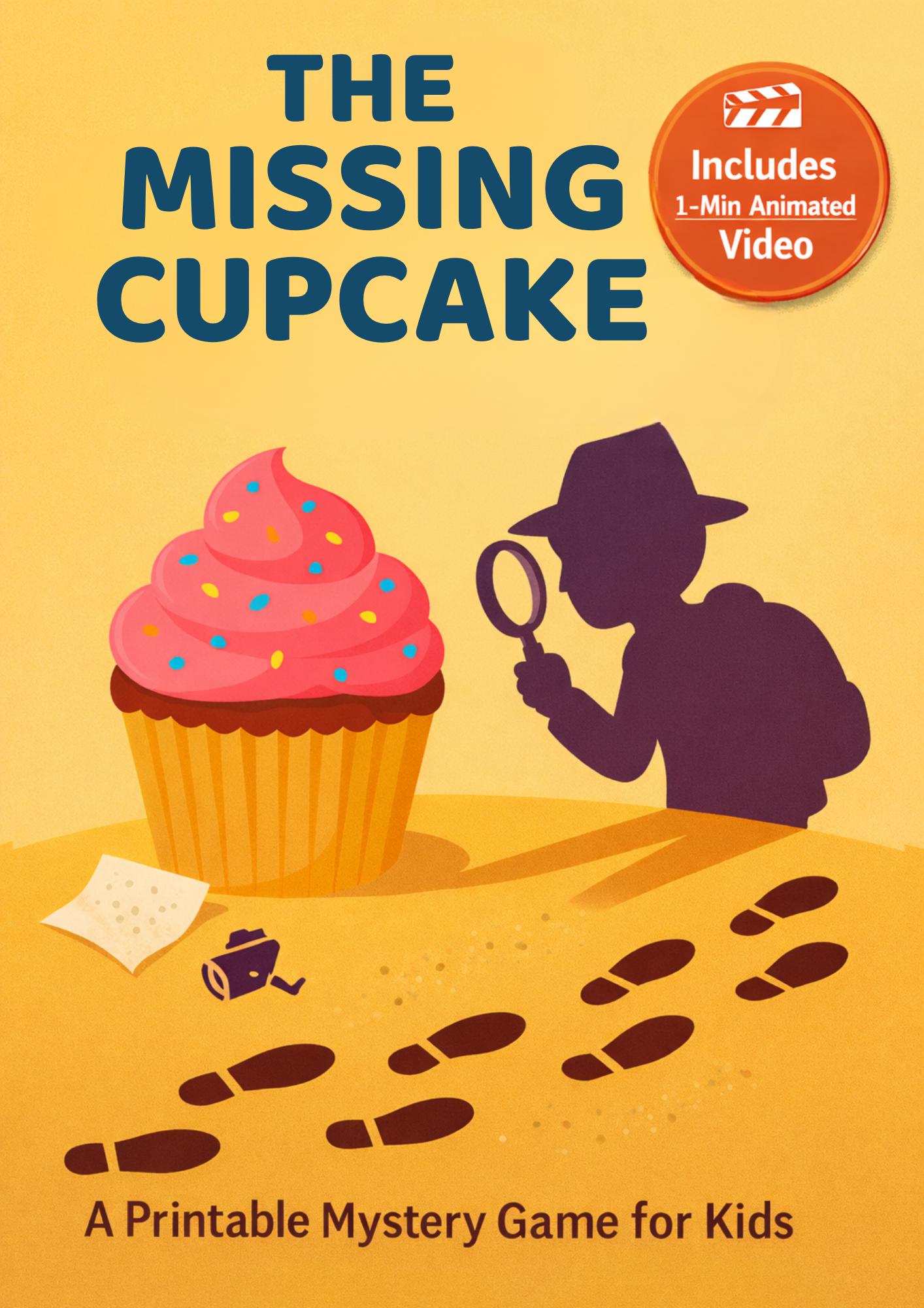 The Missing Cupcake | Kids Mystery Game + 1-min Animated Story ...