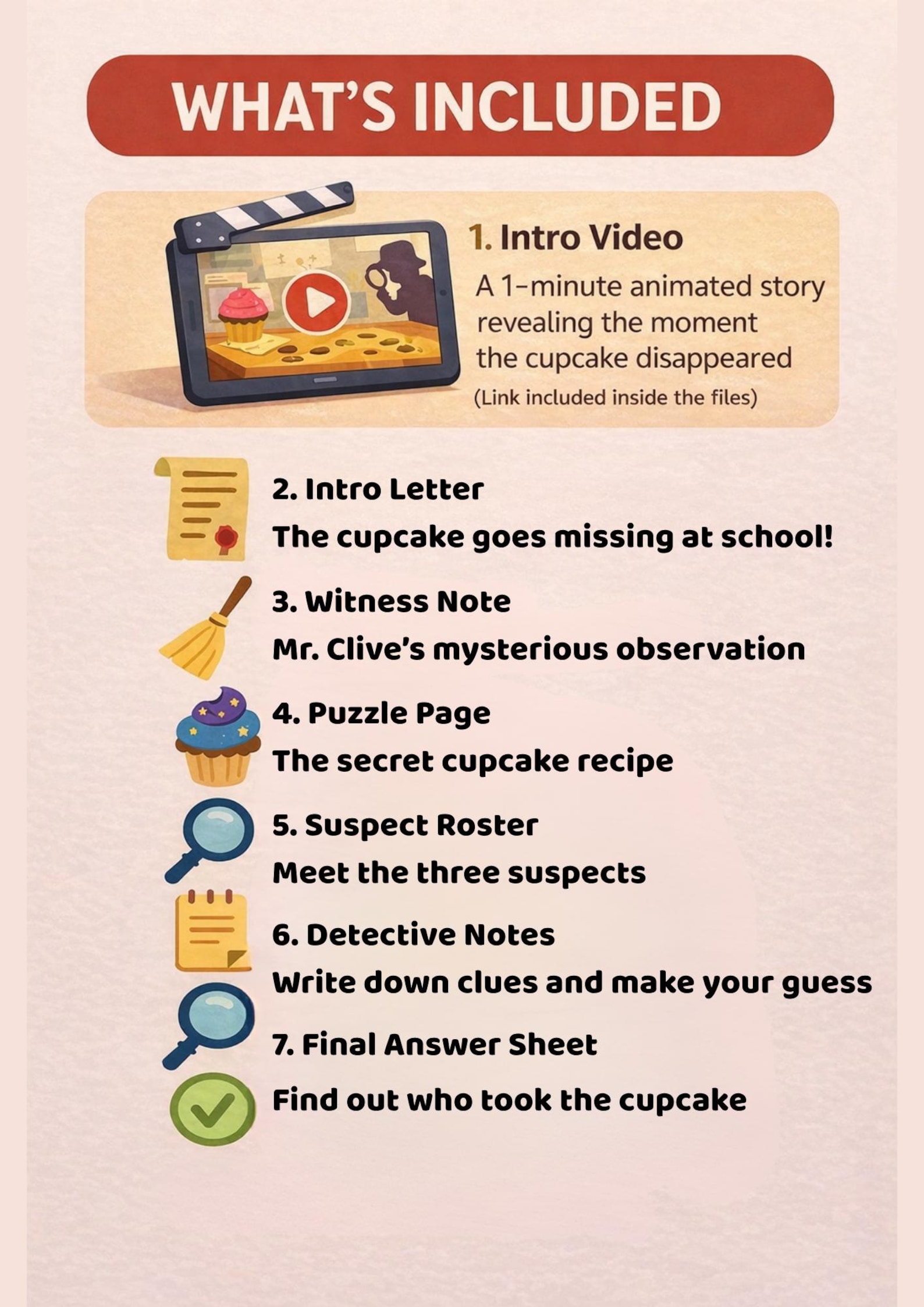 The Missing Cupcake | Kids Mystery Game + 1-min Animated Story ...